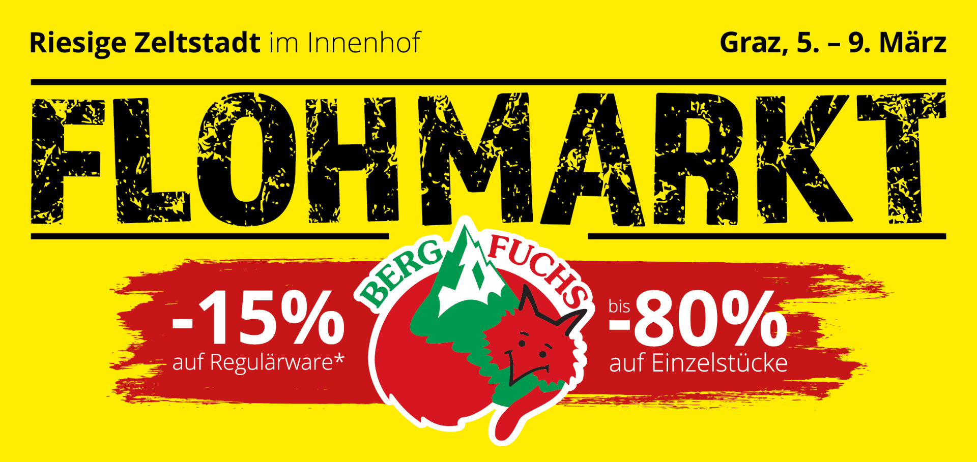 Bergfuchs Graz Flohmarkt und Bergfuchs Wien Outlet! | BERGFUCHS Shop ...